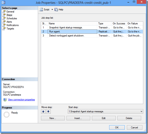 How to start replication agent in command prompt. – SQLServerScribbles.COM